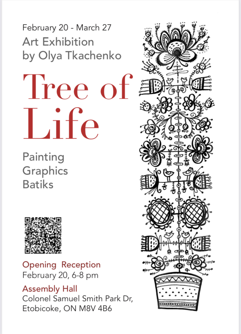 UCC Toronto - Tree of Life: Art Exhibition by Olya Tkachenko